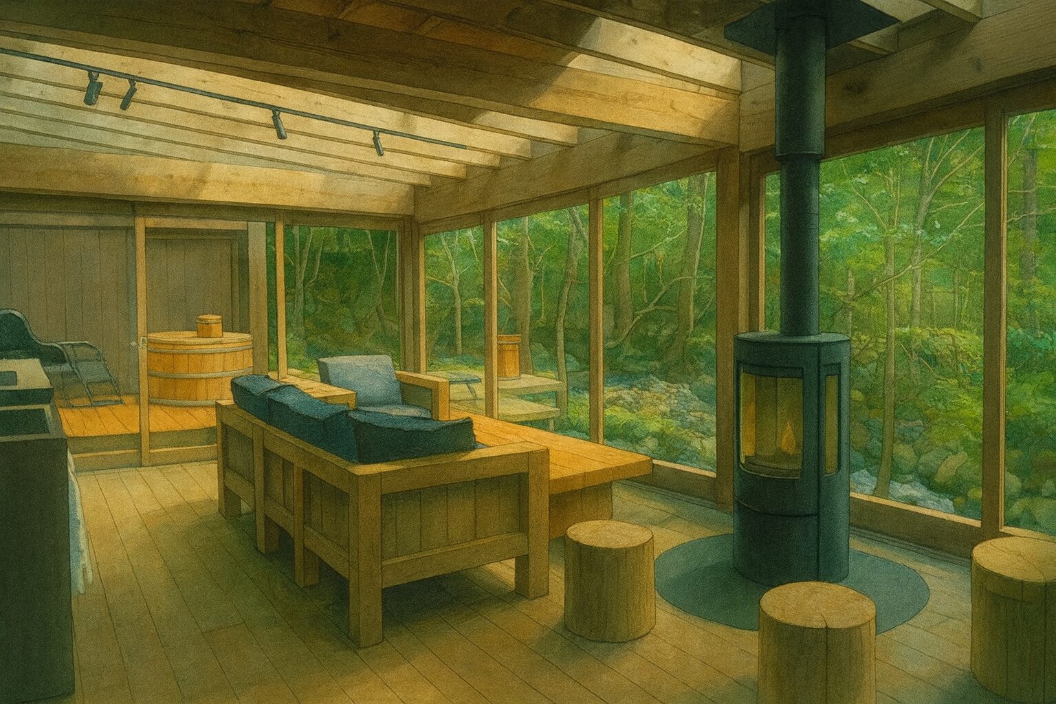 【徹底解説】Tiny Base The MOUNTAiN完全ガイド｜河津の薪サウナ×天然清流水風呂｜1日1組限定プライベートサウナ体験記｜サウナ出張中 - ととのい直行直帰