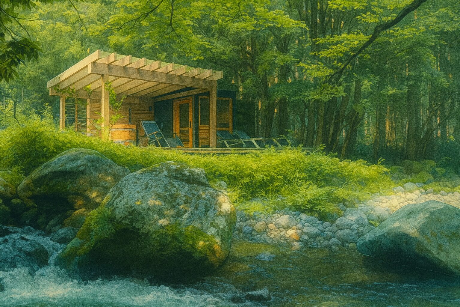 【徹底解説】Tiny Base The MOUNTAiN完全ガイド｜河津の薪サウナ×天然清流水風呂｜1日1組限定プライベートサウナ体験記｜サウナ出張中 - ととのい直行直帰